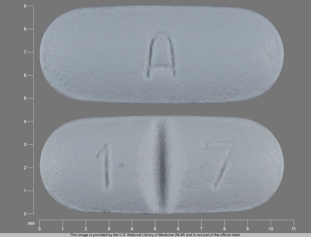 Pill Finder: A 1 7 Blue Capsule-shape - Medicine.com
