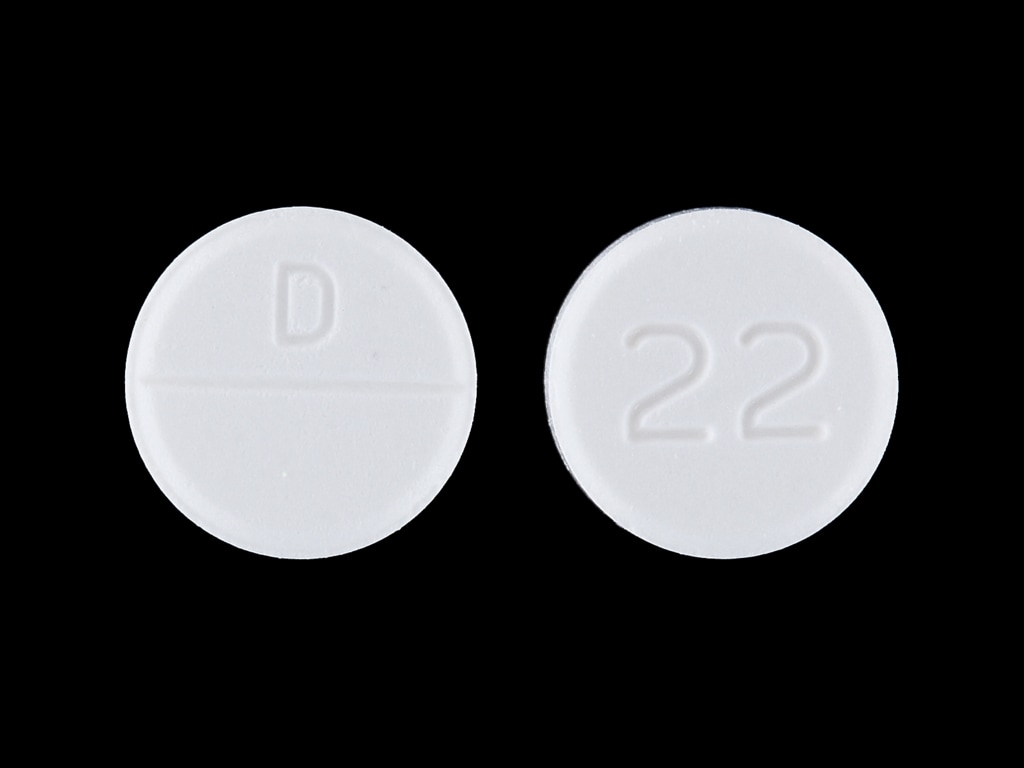 Pill Finder: D 22 White Round - Medicine.com
