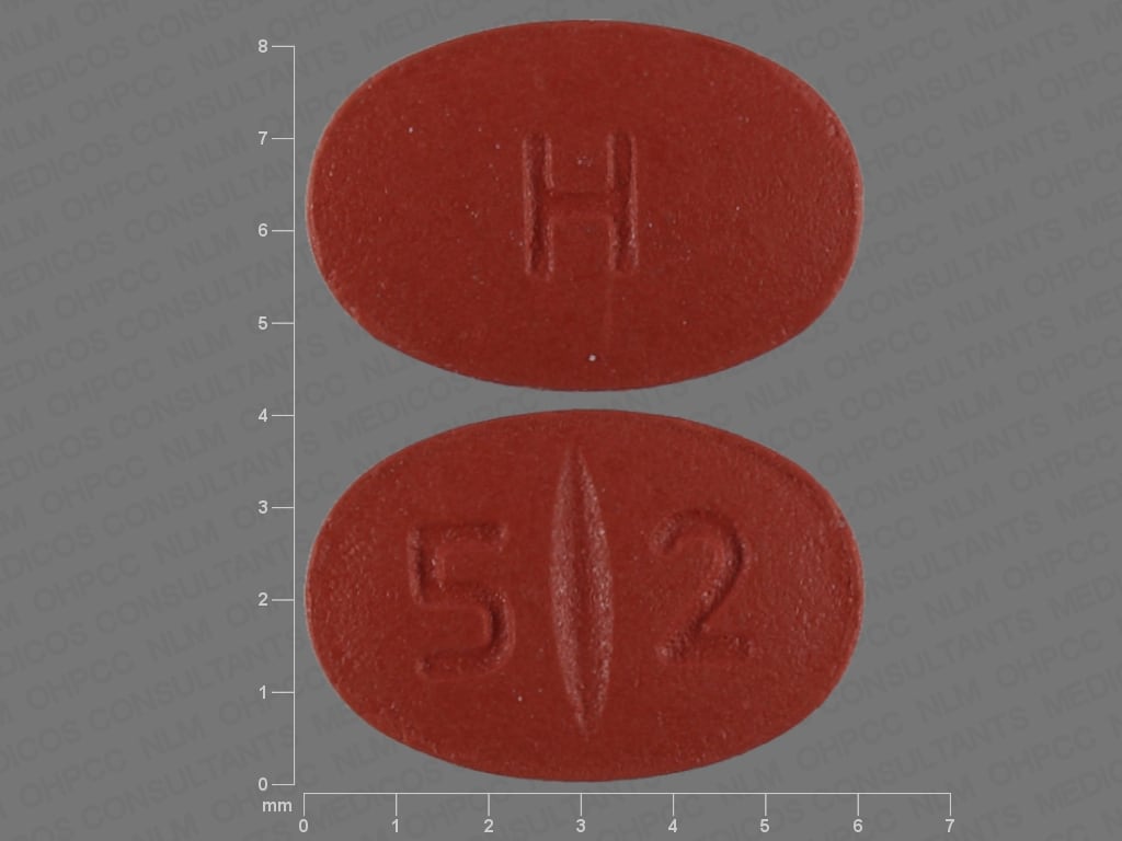 Pill Finder: H 5 2 Brown Elliptical / Oval - Medicine.com