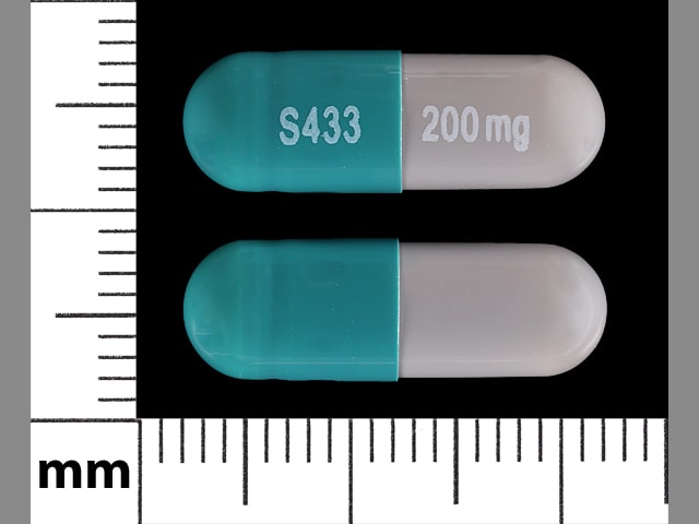 Pill Finder: S433 200 mg Gray Capsule-shape - Medicine.com
