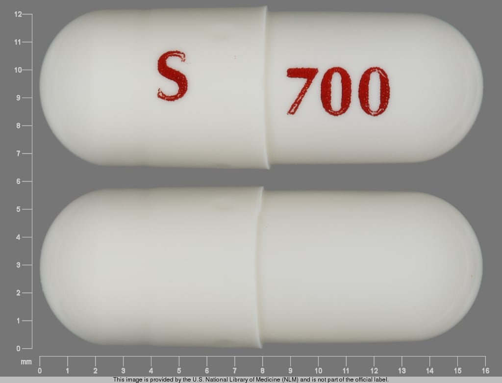 Pill Finder: S 700 White Capsule-shape - Medicine.com