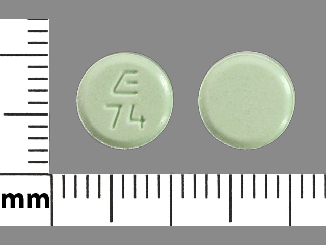 Pill Finder: E 74 Green Round - Medicine.com