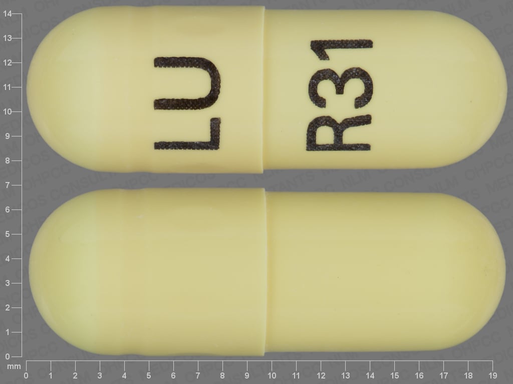 Pill Finder: LU R31 White Capsule-shape - Medicine.com
