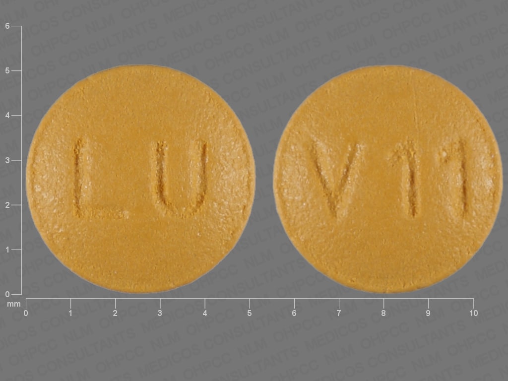 Pill Finder: LU V11 Yellow Round - Medicine.com