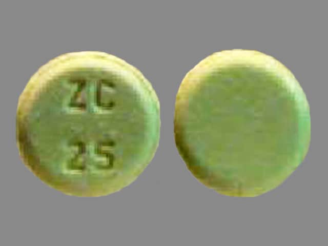 Pill Finder: ZC 25 Yellow Round - Medicine.com