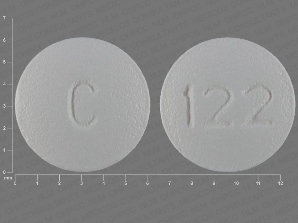 Pill Finder: C 122 White Round - Medicine.com