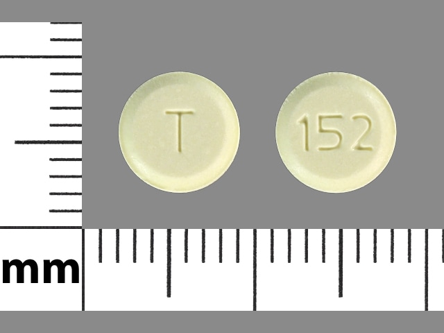 Pill Finder: T 152 Yellow Round - Medicine.com