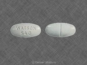 Pill Finder: WATSON 540 White Elliptical / Oval - Medicine.com