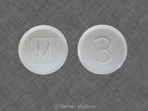 Pill Finder: M 3 White Round - Medicine.com