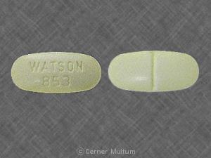 Pill Finder: WATSON 853 Yellow Elliptical / Oval - Medicine.com