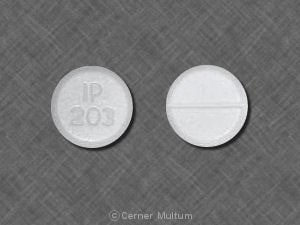 Pill Finder: IP 203 White Round - Medicine.com
