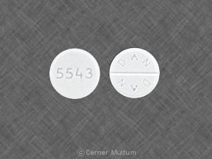 Pill Finder: 5543 DAN DAN White Round - Medicine.com