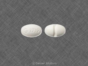 Pill Finder: G 3719 White Elliptical / Oval - Medicine.com