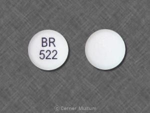 Pill Finder: BR 522 White Round - Medicine.com