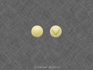 Pill Finder: Heart Yellow Round - Medicine.com