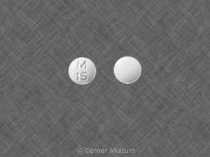 Pill Finder: M 15 White Round - Medicine.com