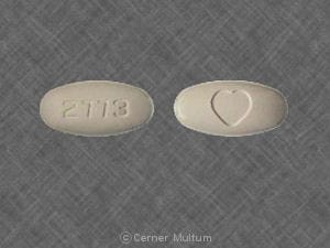 Pill Finder: 2773 Logo (Heart) White Elliptical / Oval - Medicine.com