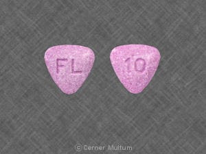 Pill Finder: FL 10 Purple Three-sided - Medicine.com
