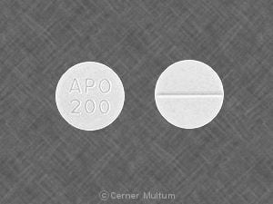 Pill Finder: APO 200 White Round - Medicine.com