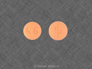 Pill Finder: dp 46 Orange Round - Medicine.com