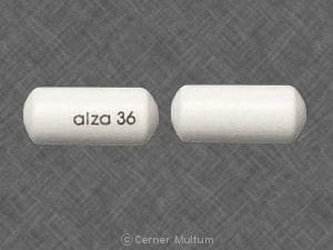 Pill Finder: alza 36 White Elliptical / Oval - Medicine.com