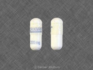 Pill Finder: CRIXIVAN 200 mg White Capsule-shape - Medicine.com