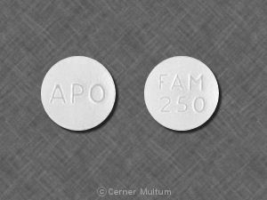 Pill Finder: APO FAM 250 White Round - Medicine.com