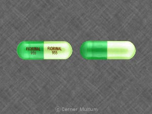 Pill Finder: FIORINAL 955 FIORINAL 955 Green Capsule-shape - Medicine.com