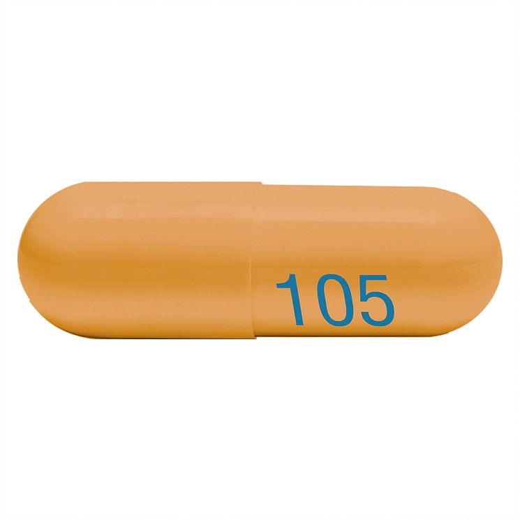 Pill Finder: 105 Orange Capsule-shape - Medicine.com