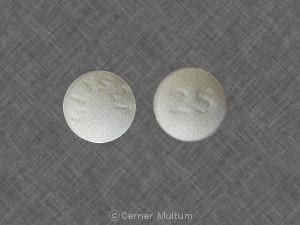 Pill Finder: 25 GLYSET White Round - Medicine.com