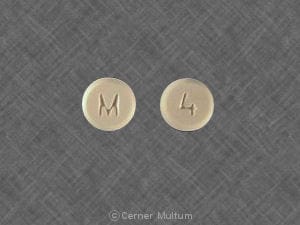 Pill Finder: M 4 White Round - Medicine.com