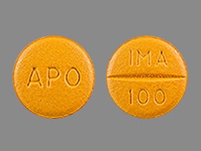 Pill Finder: APO IMA 100 Orange Round - Medicine.com