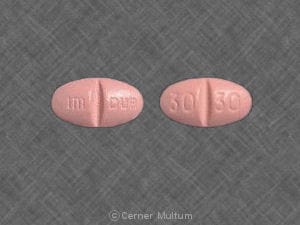 Pill Finder: IM DUR 30 30 Pink Elliptical / Oval - Medicine.com