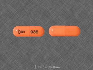 Pill Finder: barr 936 Orange Capsule-shape - Medicine.com