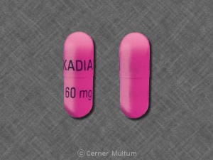 Pill Finder: KADIAN 60 mg Pink Capsule-shape - Medicine.com