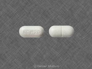 Pill Finder: KC M20 White Elliptical / Oval - Medicine.com