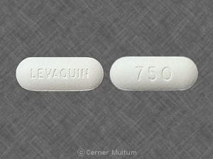 Pill Finder: LEVAQUIN 750 White Elliptical / Oval - Medicine.com