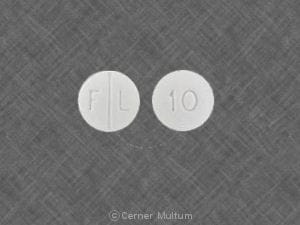Pill Finder: F L 10 White Round - Medicine.com