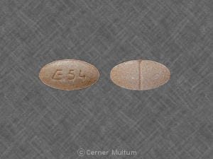 Pill Finder: E 54 Pink Elliptical / Oval - Medicine.com