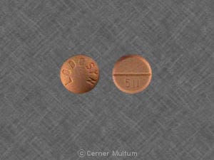 Pill Finder: LODOSYN 511 Orange Round - Medicine.com