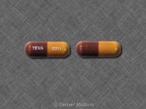Pill Finder: TEVA 0311 Brown Capsule-shape - Medicine.com
