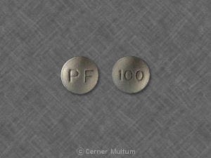 Pill Finder: PF 100 Gray Round - Medicine.com