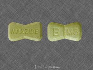 Pill Finder: B M8 MAXZIDE Yellow Figure eight-shape - Medicine.com