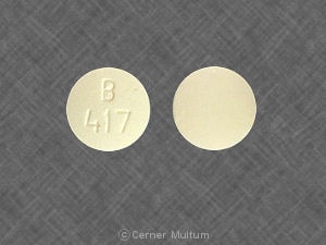 Pill Finder: B 417 White Round - Medicine.com