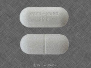 Pill Finder: WEST-WARD 292 White Capsule-shape - Medicine.com