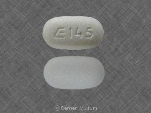 Pill Finder: E 145 White Elliptical / Oval - Medicine.com