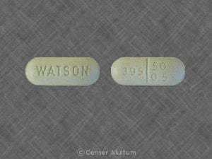 Pill Finder: WATSON 395 50 0 .5 Green Elliptical / Oval - Medicine.com