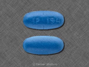 Pill Finder: IP 194 Blue Elliptical / Oval - Medicine.com