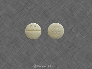Pill Finder: SP 322 0.5 Yellow Round - Medicine.com
