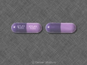 Pill Finder: MYLAN 5150 MYLAN 5150 Purple Capsule-shape - Medicine.com